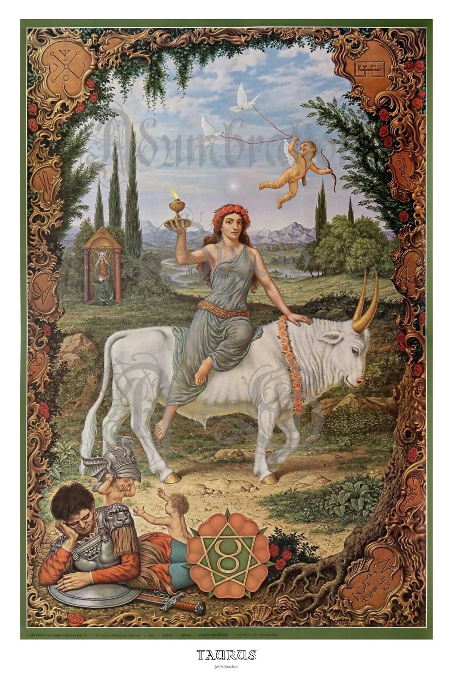 Johfra Bosschart Zodiac Series Folio 1 or Gift Set of 12 Prints, All 12 ...