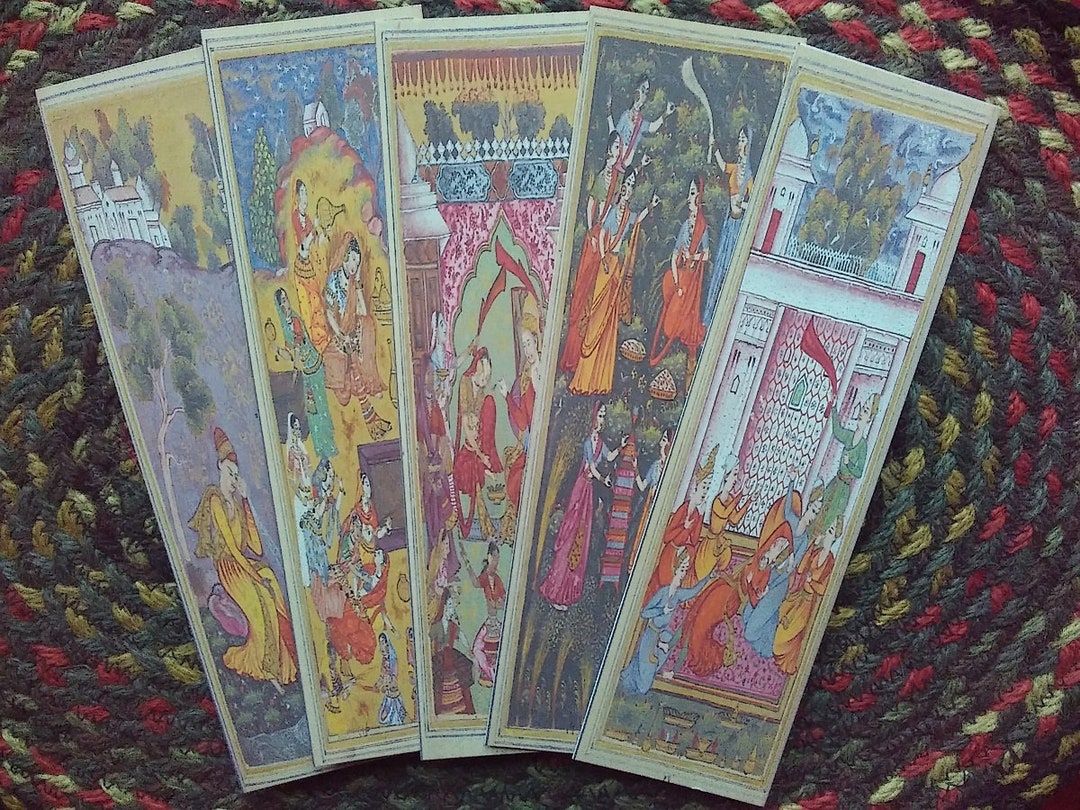 Pem Nem 5 Bookmark Set, the Laws of Love, Urdu Romance, 16th Century ...