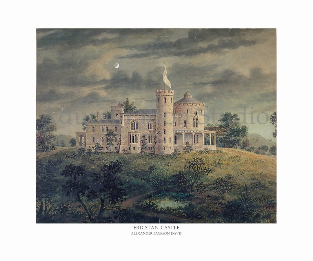 Ericstan Castle on the Hudson River, Castles on the Hudson Print Series ...
