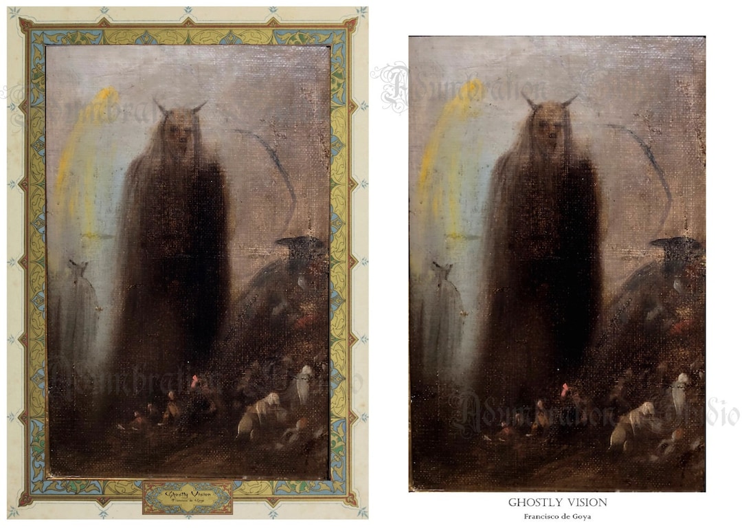 Goya Macabre Folio, Ghostly Vision, Saturn, St. Francis Borgia ...