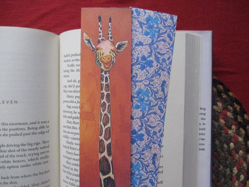 Whimsical Giraffe 5 Bookmark Set Animal Lovers Gift Set Book - Etsy