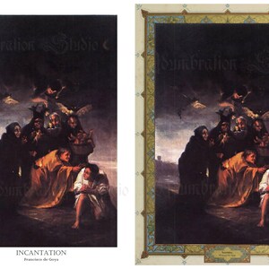 Goya Macabre Folio, Ghostly Vision, Saturn, St. Francis Borgia ...