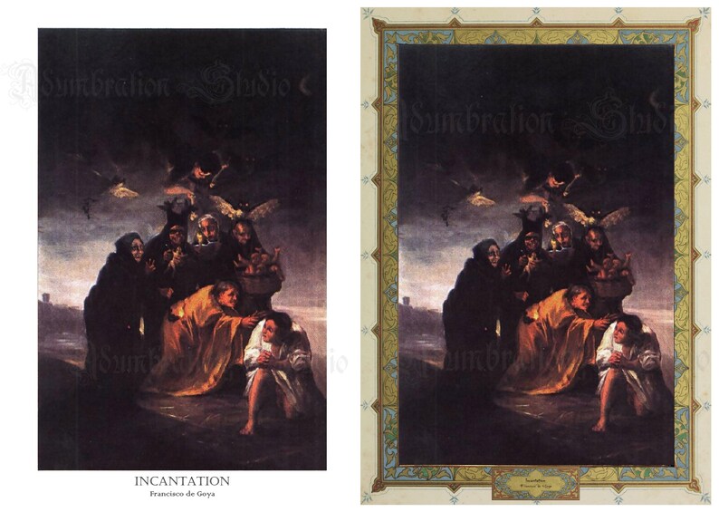 Goya Macabre Folio, Ghostly Vision, Saturn, St. Francis Borgia ...