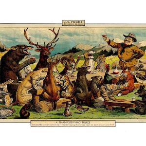 A Thanksgiving Truce, J. S. Pughe, Teddy Roosevelt, North American ...
