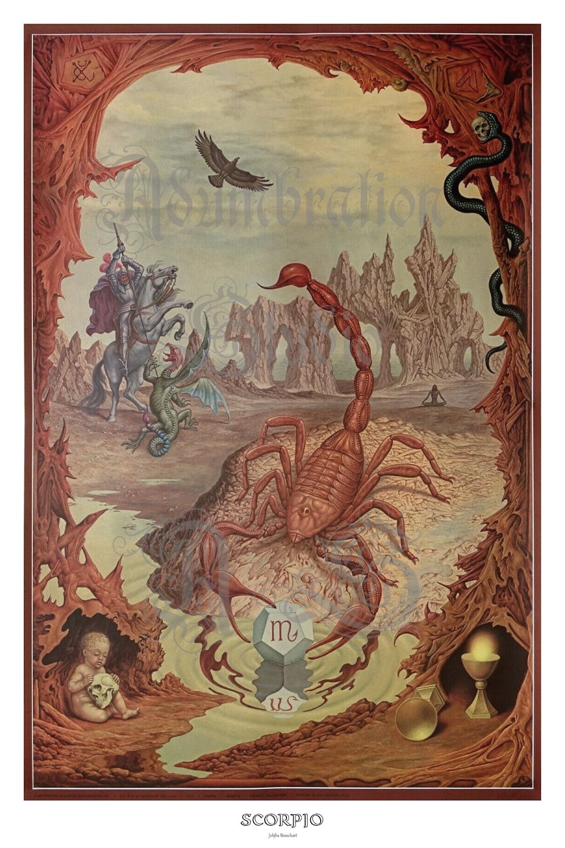 Johfra Bosschart Zodiac Series Folio 1 or Gift Set of 12 Prints, All 12 ...