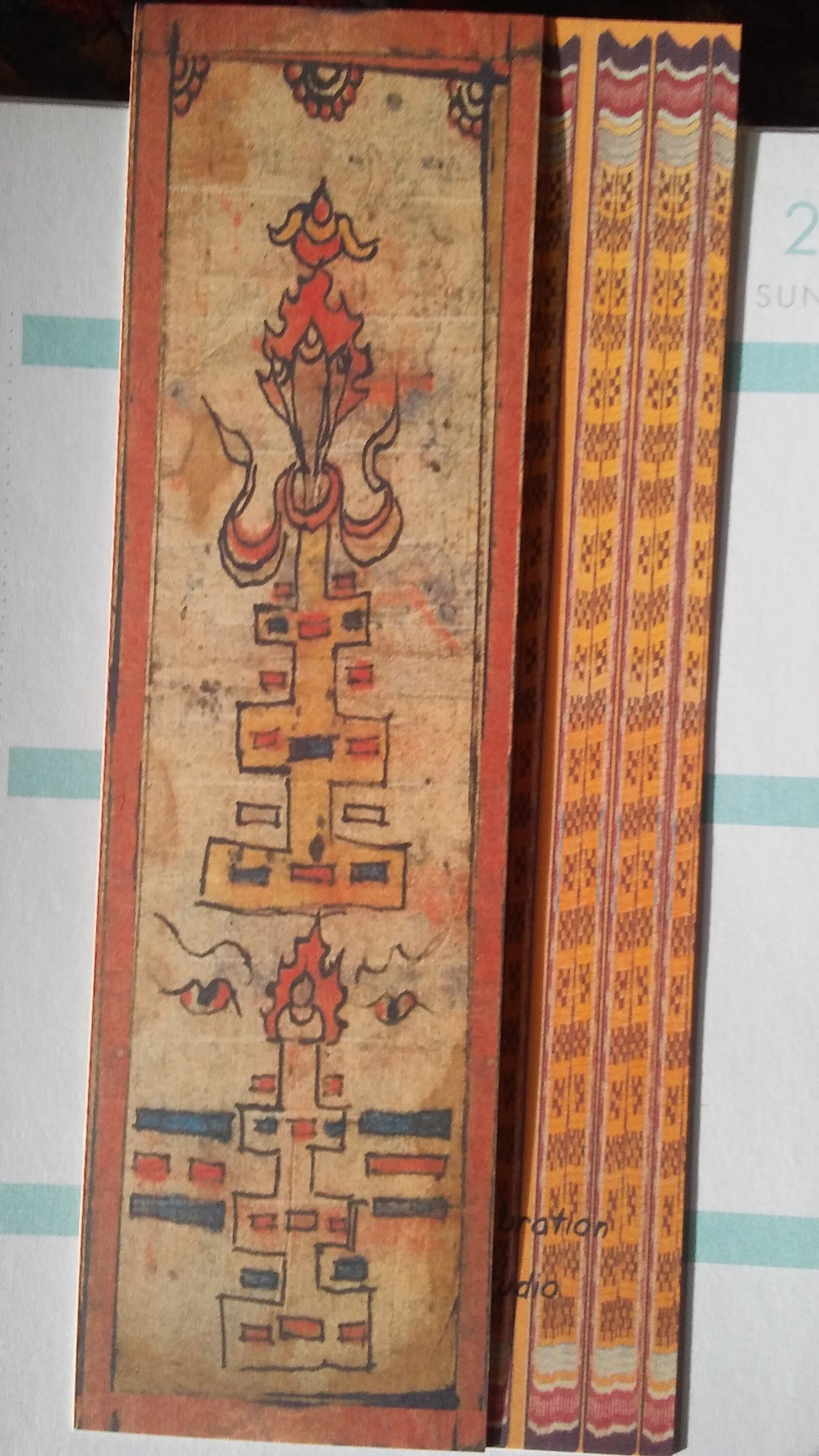 Tibetan Paper Charms Bookmark Set Long Life Good Health - Etsy