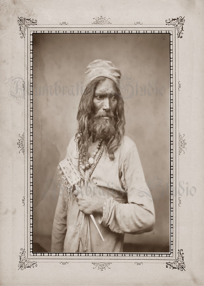 Bengal Sufi Portrait Circa 1860 Muslim Mystic Daguerreotype - Etsy