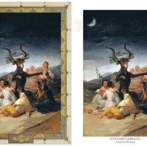 Goya Macabre Folio, Ghostly Vision, Saturn, St. Francis Borgia ...