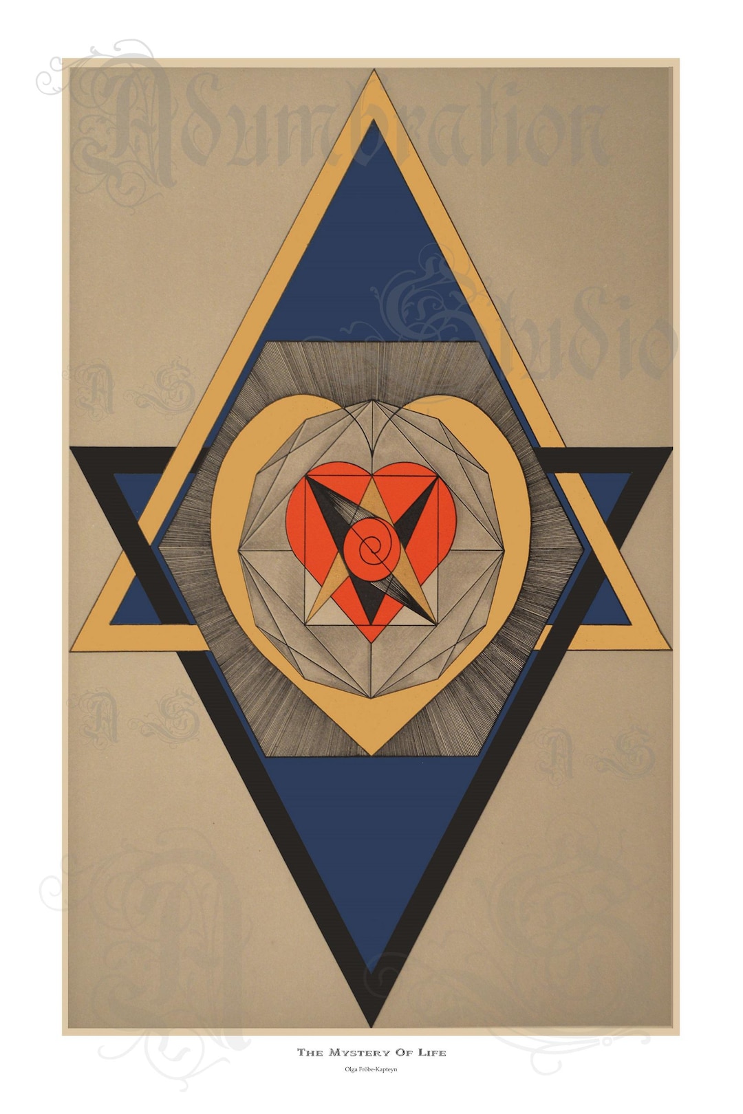 The Mystery of Life, Olga Fröbe-kapteyn, Art Deco, Eranos ...