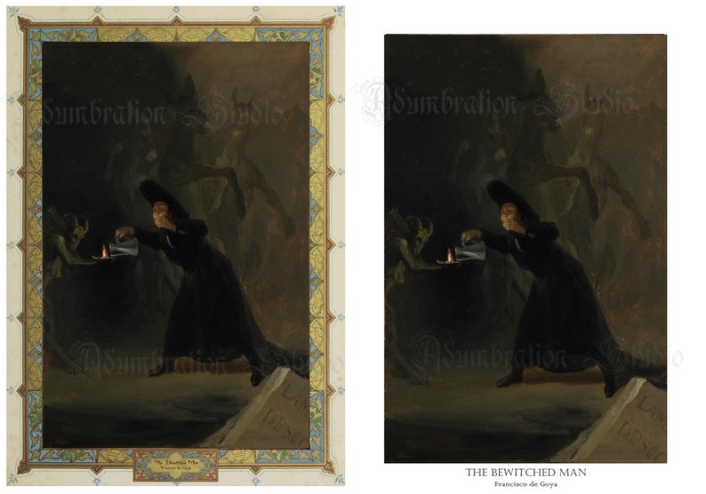 Goya Macabre Folio, Ghostly Vision, Saturn, St. Francis Borgia ...