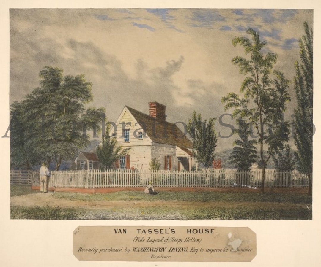 Van Tassel's House, Legend of Sleepy Hollow, Washington Irving's House ...