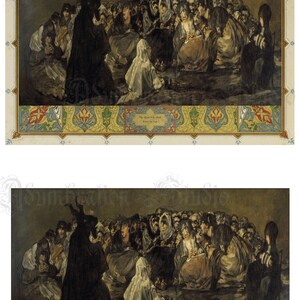 Goya Macabre Folio, Ghostly Vision, Saturn, St. Francis Borgia ...