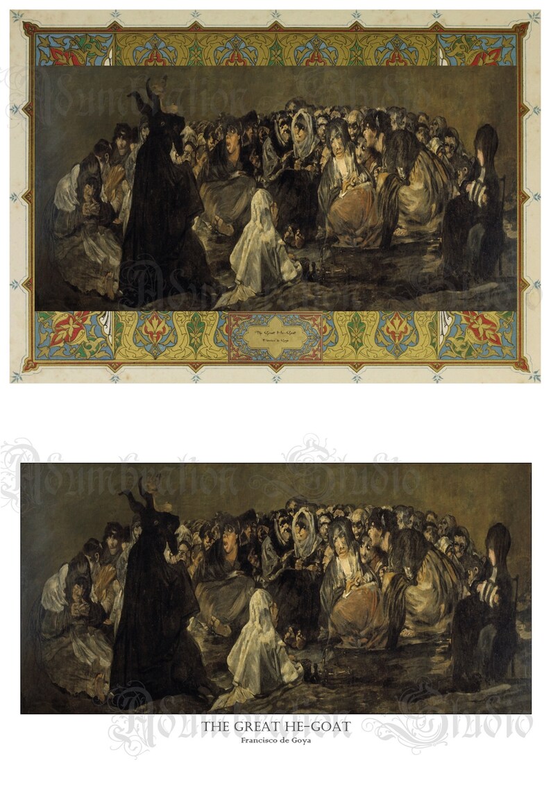 Goya Macabre Folio, Ghostly Vision, Saturn, St. Francis Borgia ...