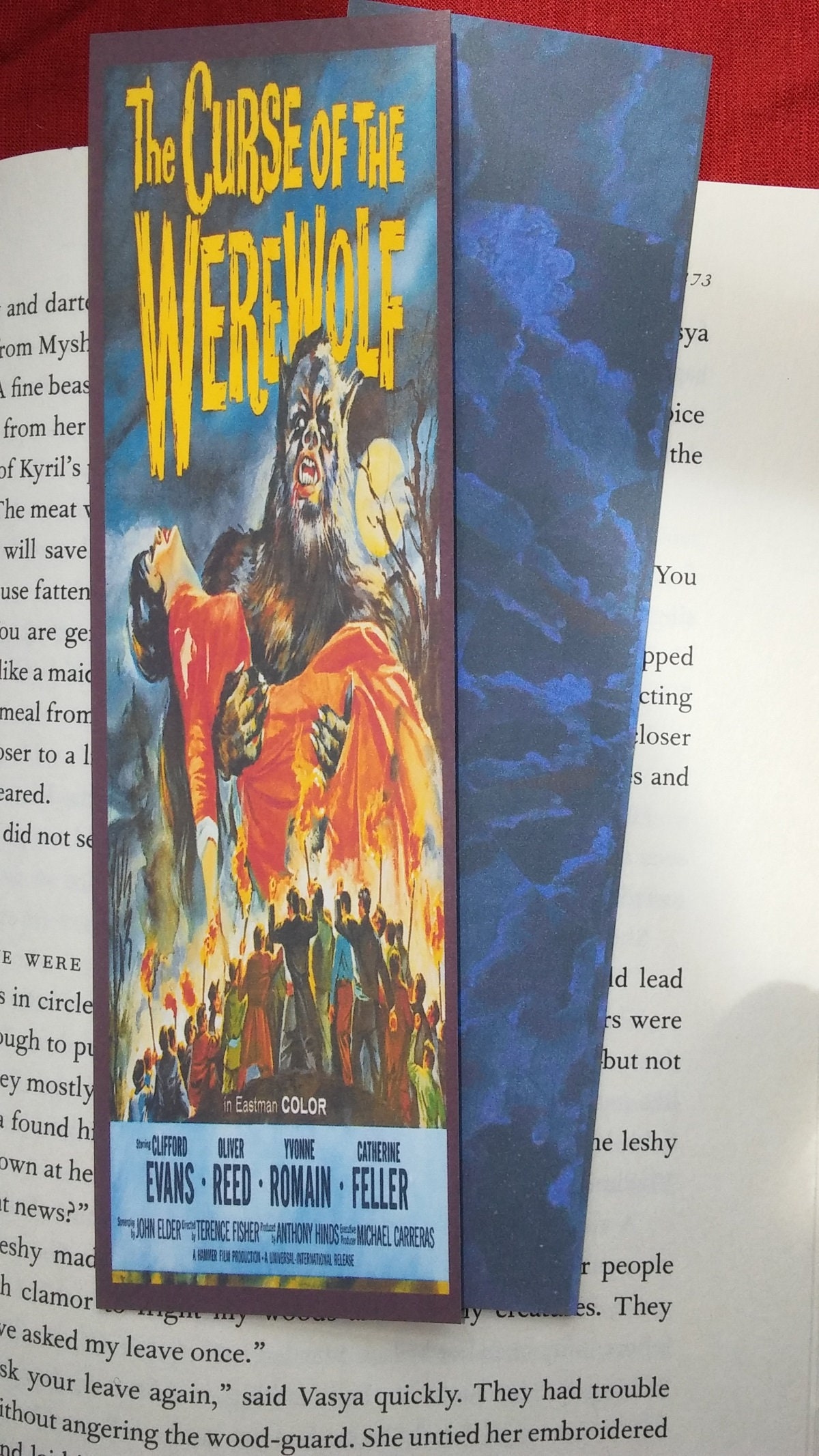 Wolf Man 5 Bookmark Set Wolfman Werewolf of London Curse - Etsy