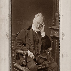Victor Hugo Portrait, Circa 1875 Daguerreotype, Romantic Literature ...