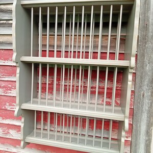3 Tier Manor House Hanging Plate Rack, 18th Century, Early American ...