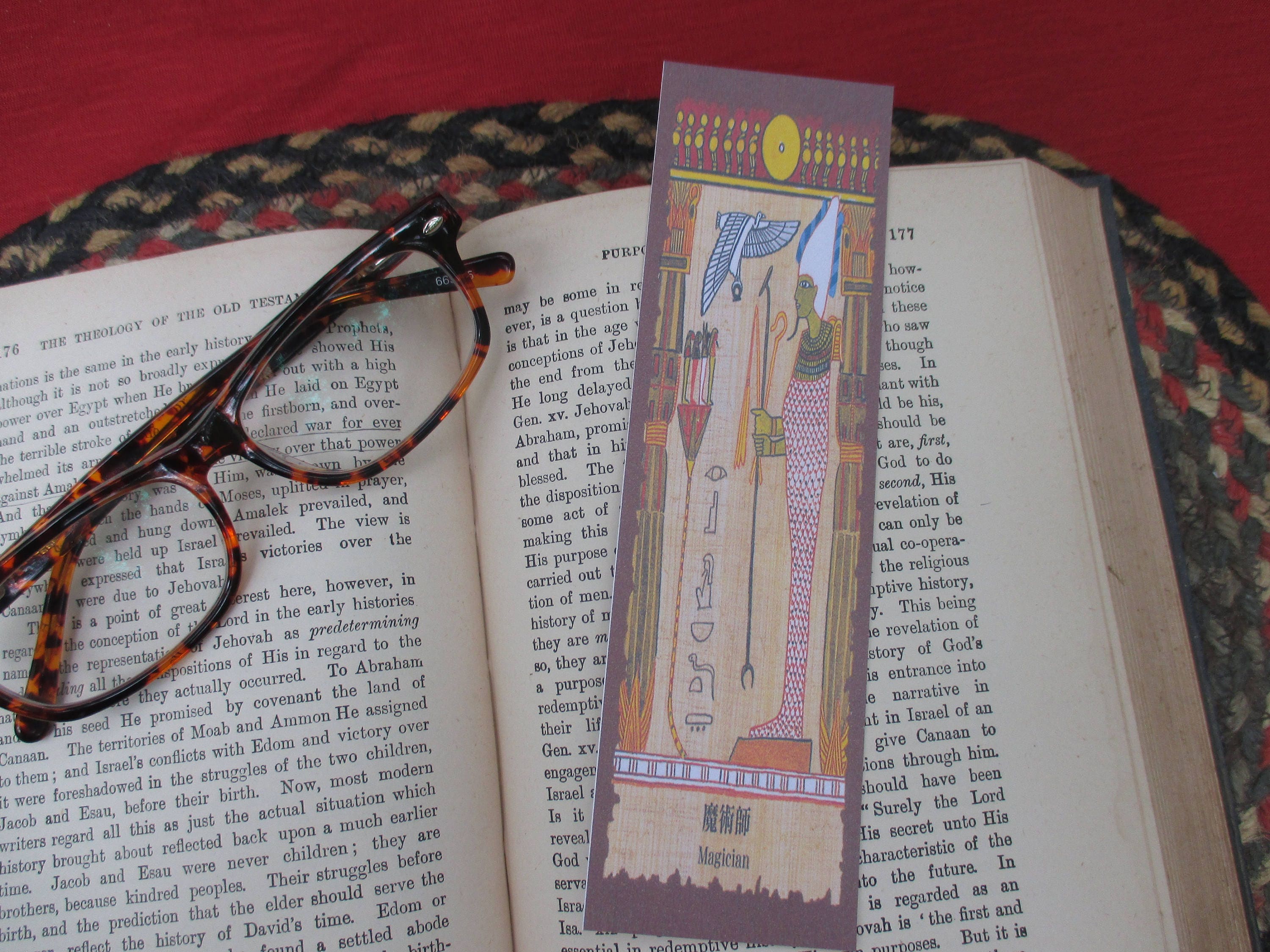 Egyptian Bookmark Set Ancient Egyptian Priestess Priest | Etsy