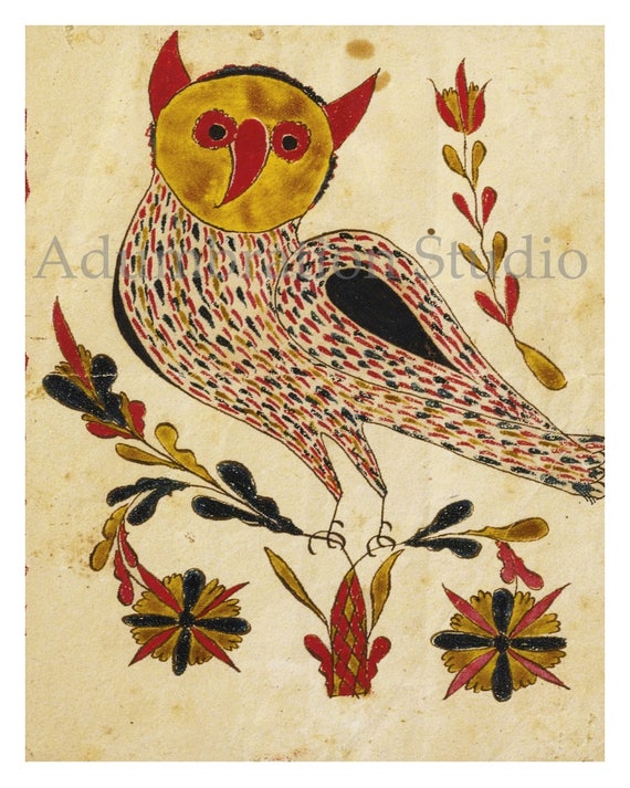 Early American Folk Art Prints