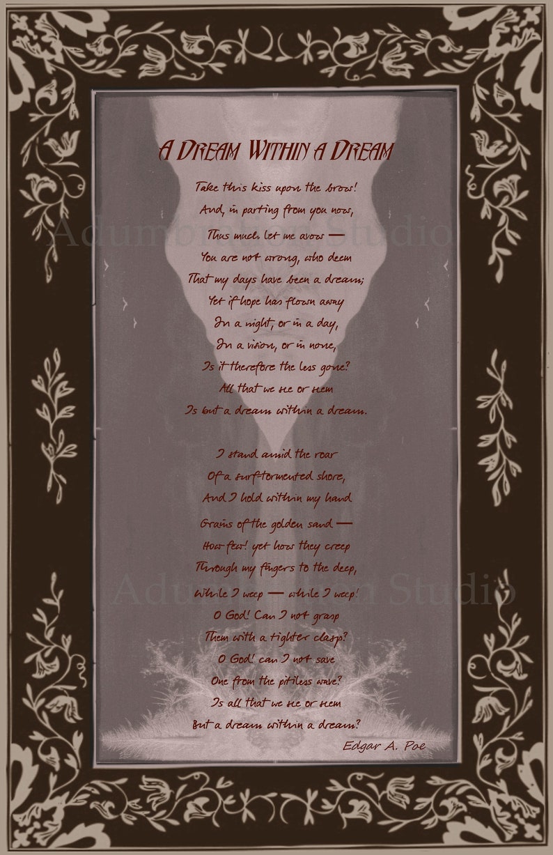 A Dream Within a Dream, Poem by Edgar Allan Poe, Reality, Philosophy ...