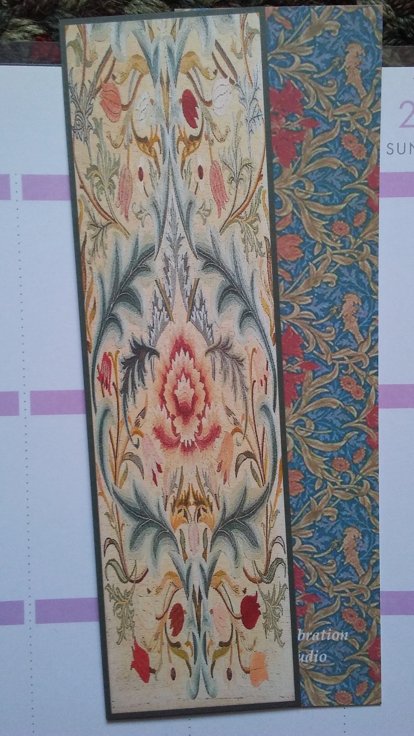 William Morris 5 Bookmark Set Victorian Design Arts & | Etsy