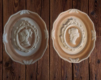 Chalkware Plaques | Etsy