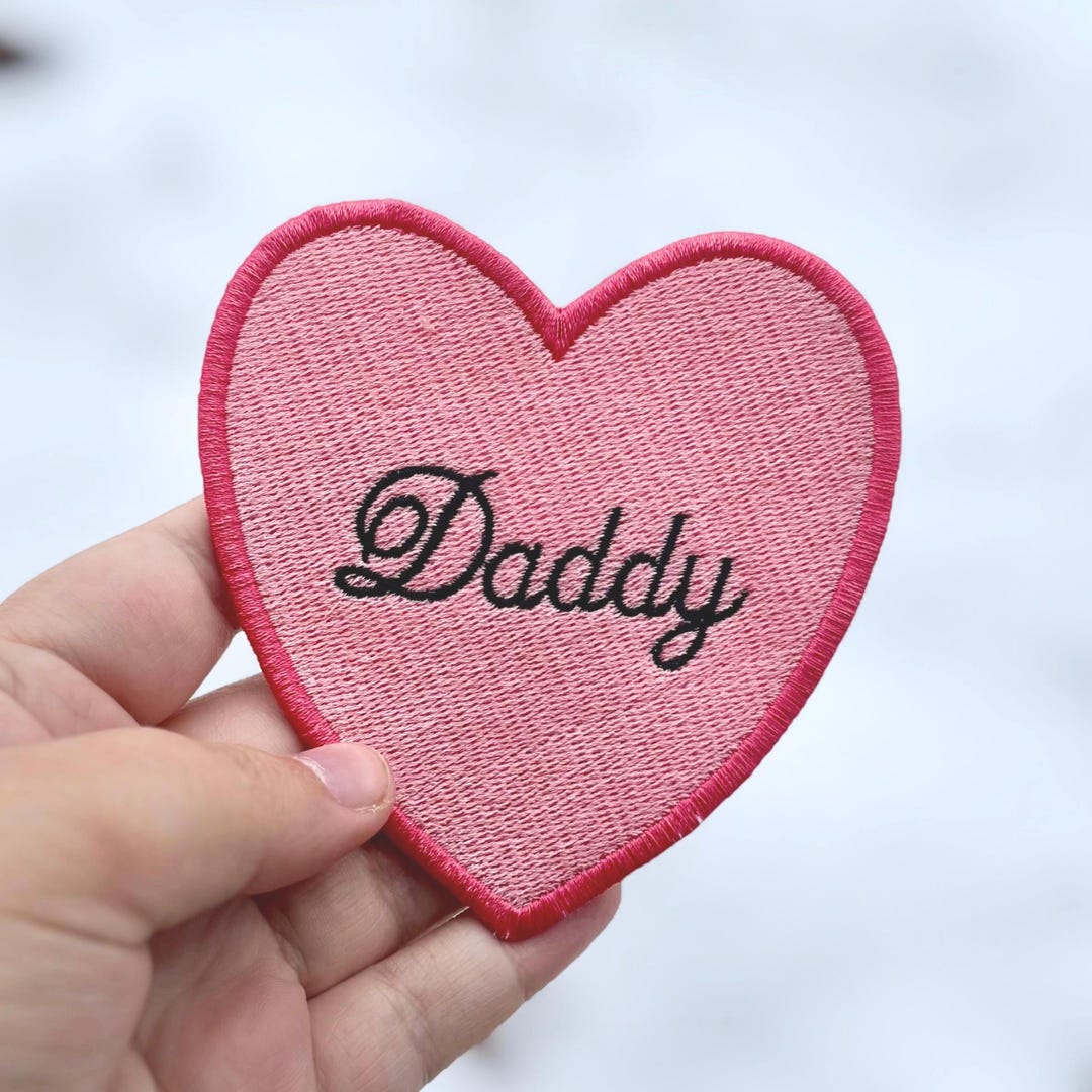 Daddy Patch Embroidery Design – Digital Download for 4x4 Hoop, Machine ...