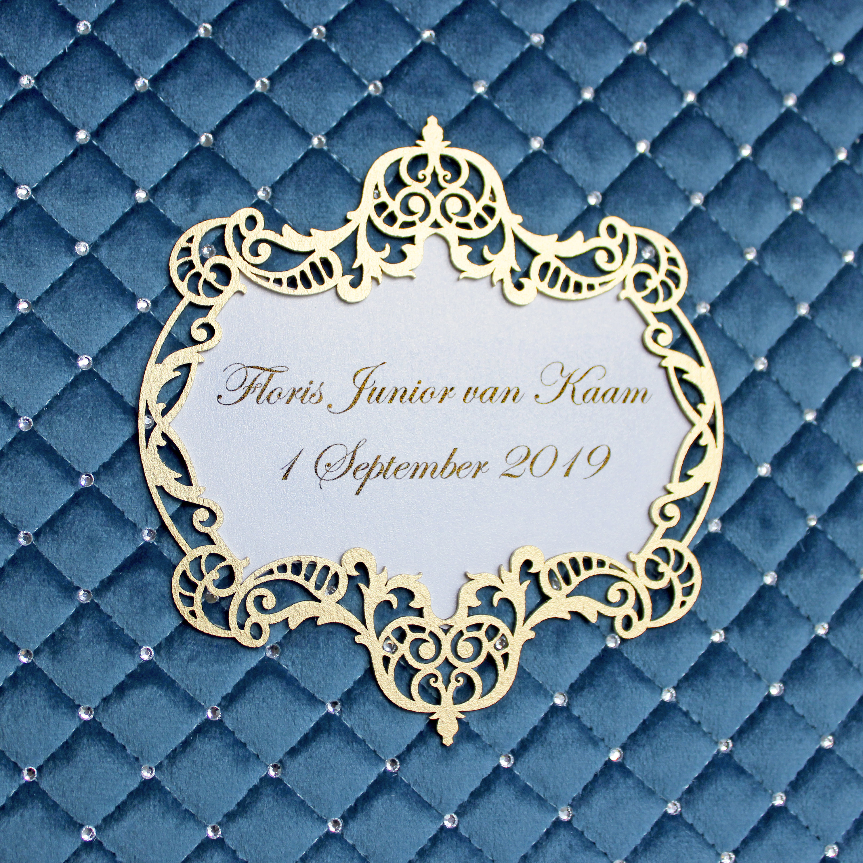 Azure Blue Wedding Album for Photos Custom Wedding Guest | Etsy