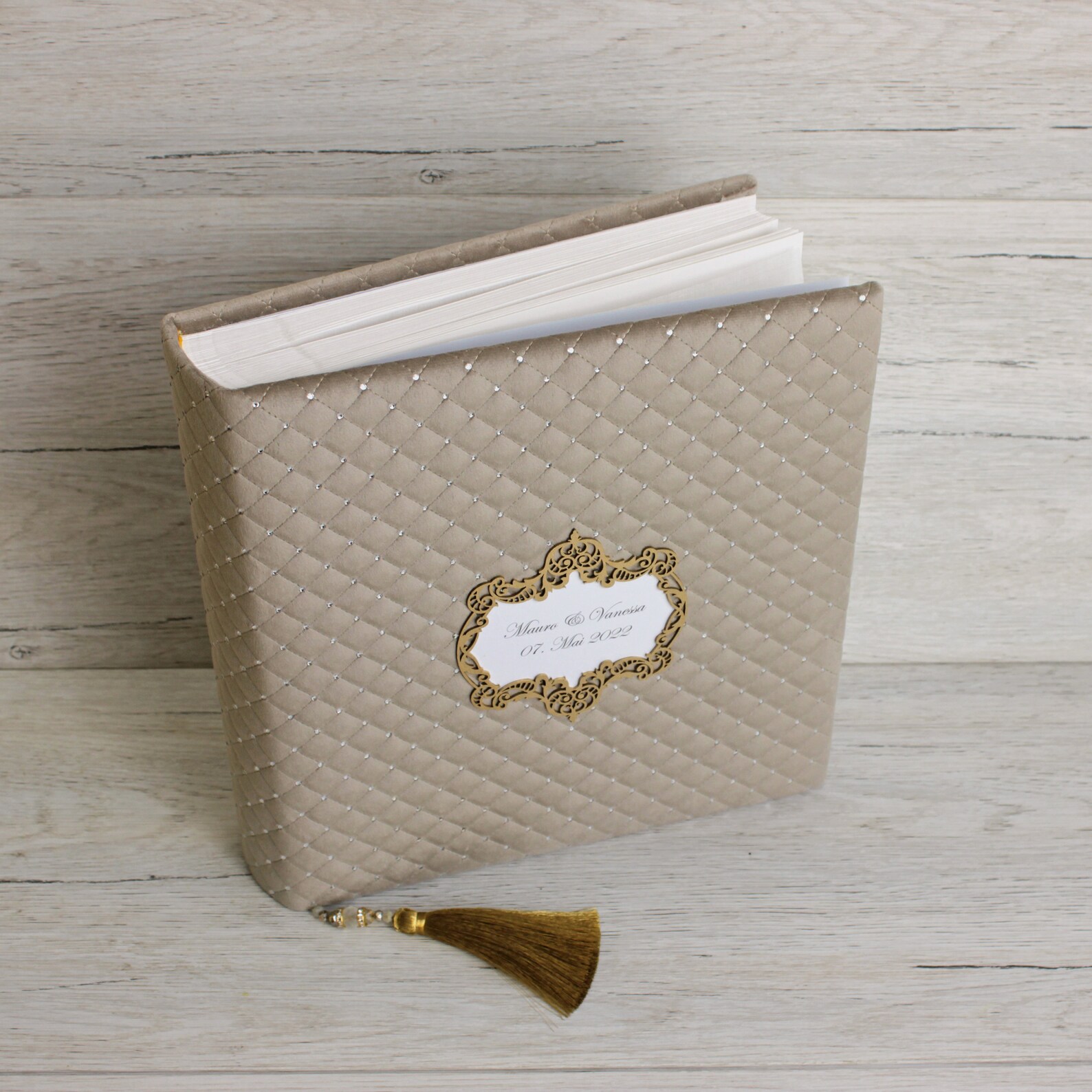 Wedding Photo Album Beige Wedding Album Custom Photo Album | Etsy