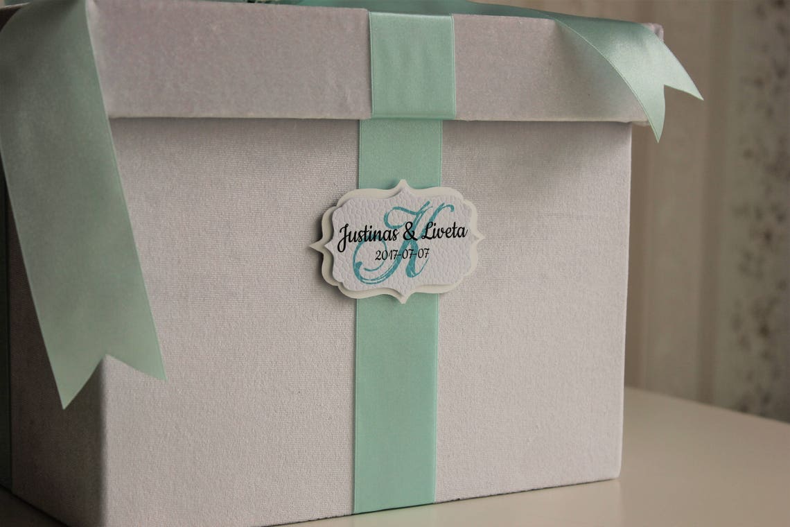Personalized Card Box for Wedding Custom Wedding Card Holder - Etsy