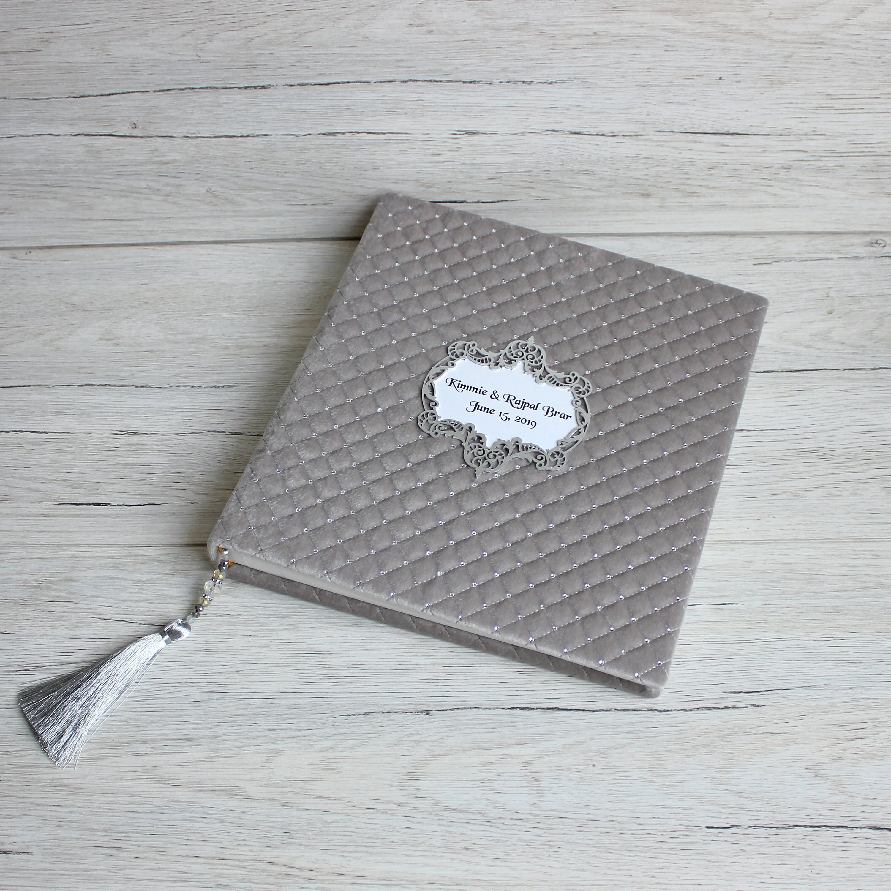 Wedding Photo Album Silver Anniversary Gift Custom Wedding | Etsy