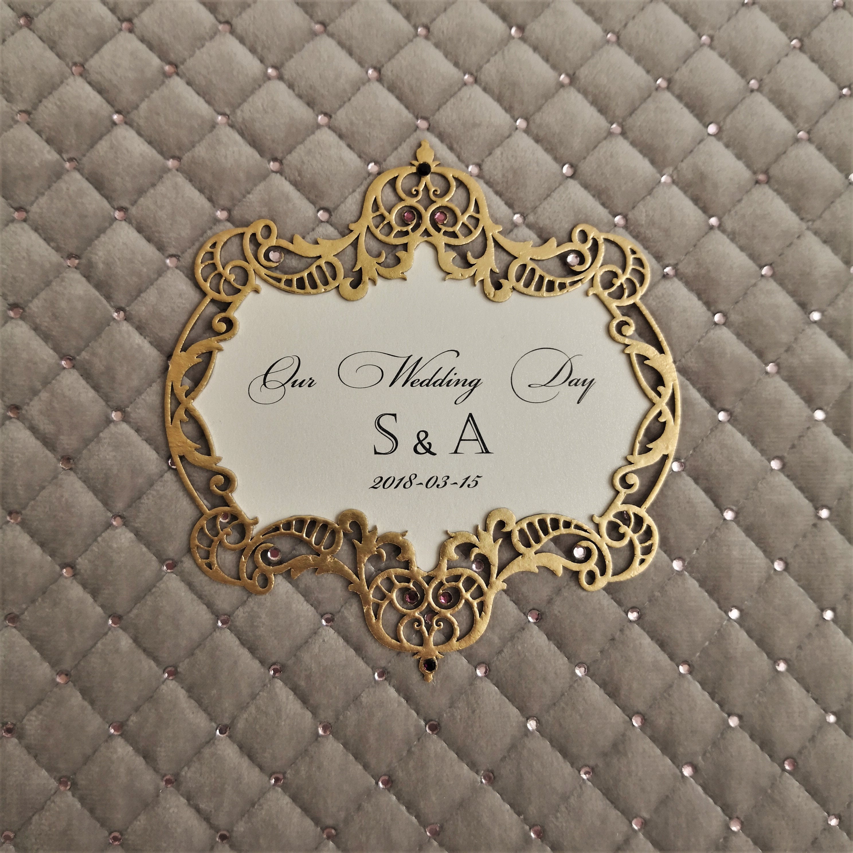 Wedding Photo Album Silver Anniversary Gift Custom Wedding | Etsy