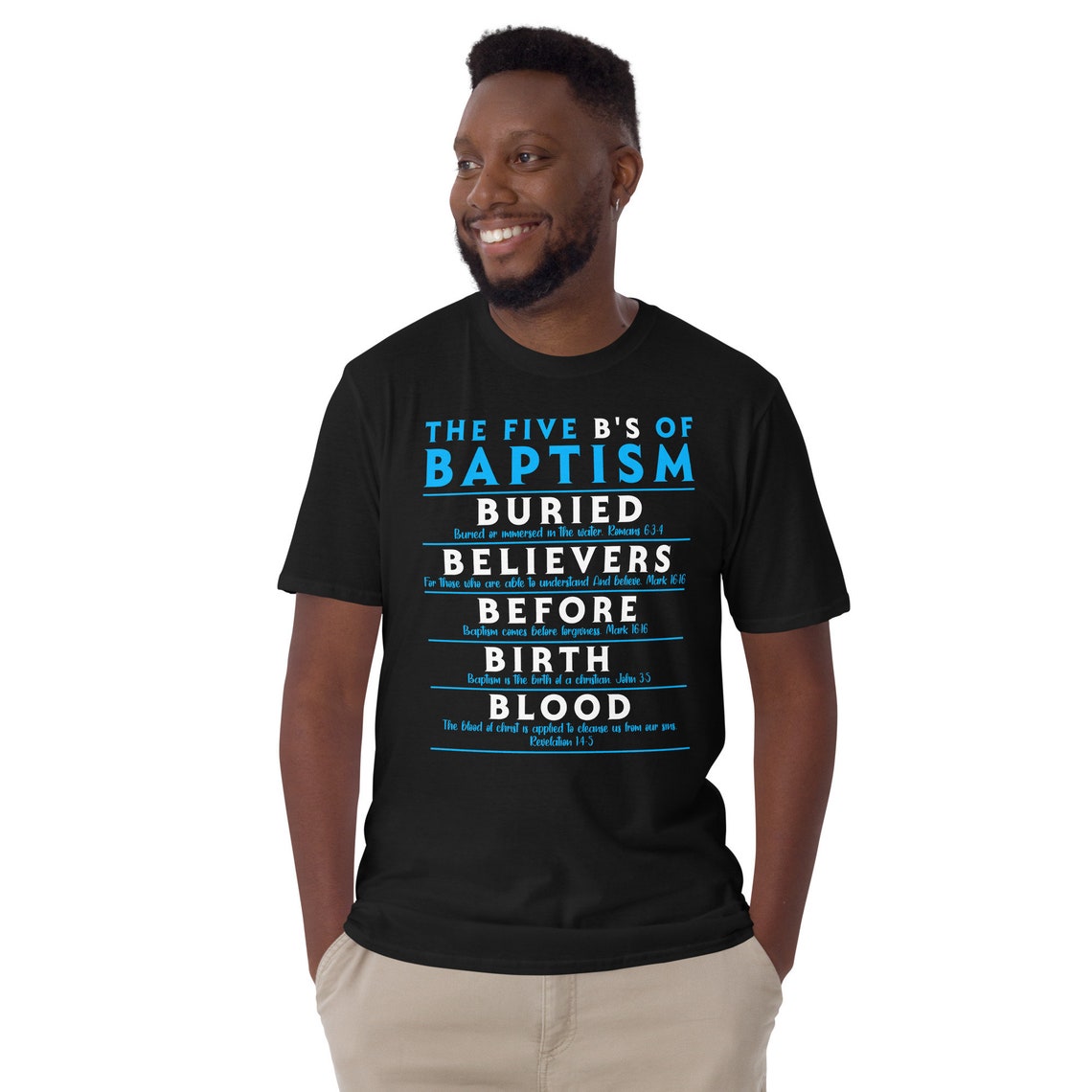The Five Bs of Baptism Shirt Baptism T-shirt Baptised - Etsy