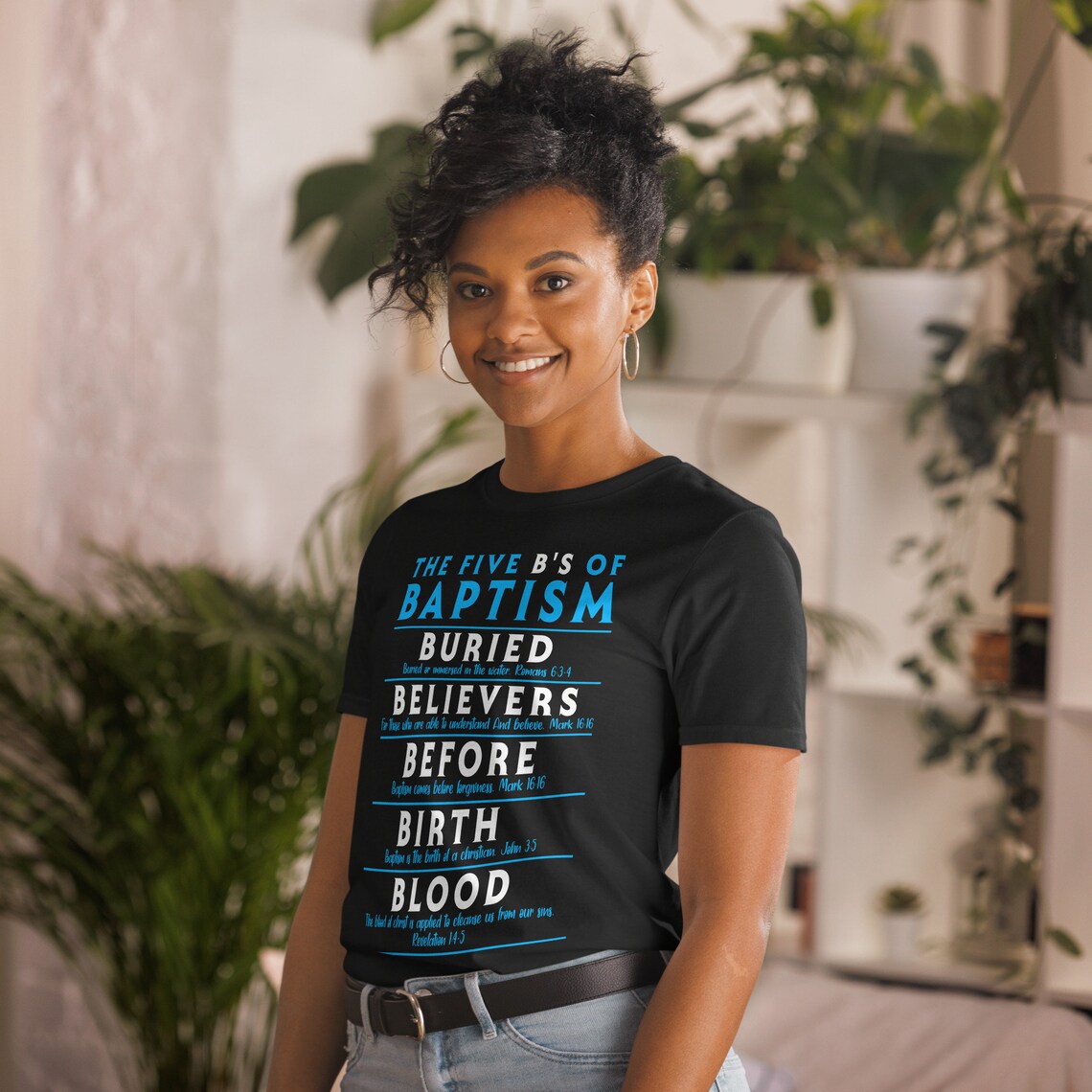 The Five Bs of Baptism Shirt Baptism T-shirt Baptised - Etsy