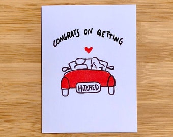 Hitched Card | Etsy