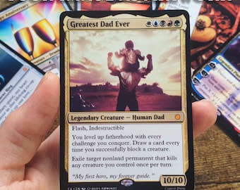 Custom Magic the Gathering MTG Personalized Handmade Foil Custom Magic the Gathering MTG Personalized Handmade Foil
