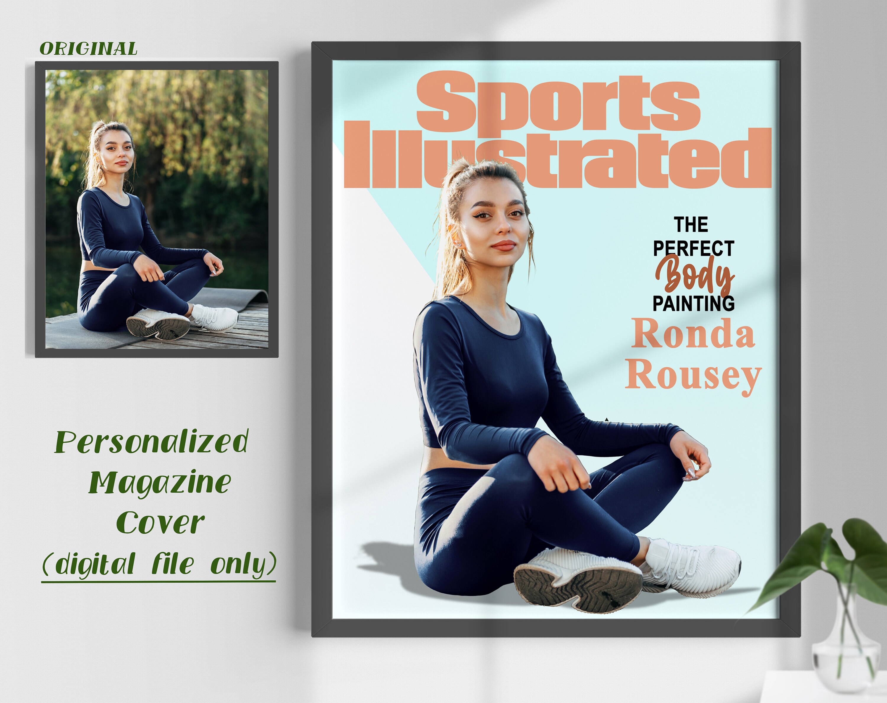 Custom Sport Magazine Cover Design Digital Personalized - Etsy