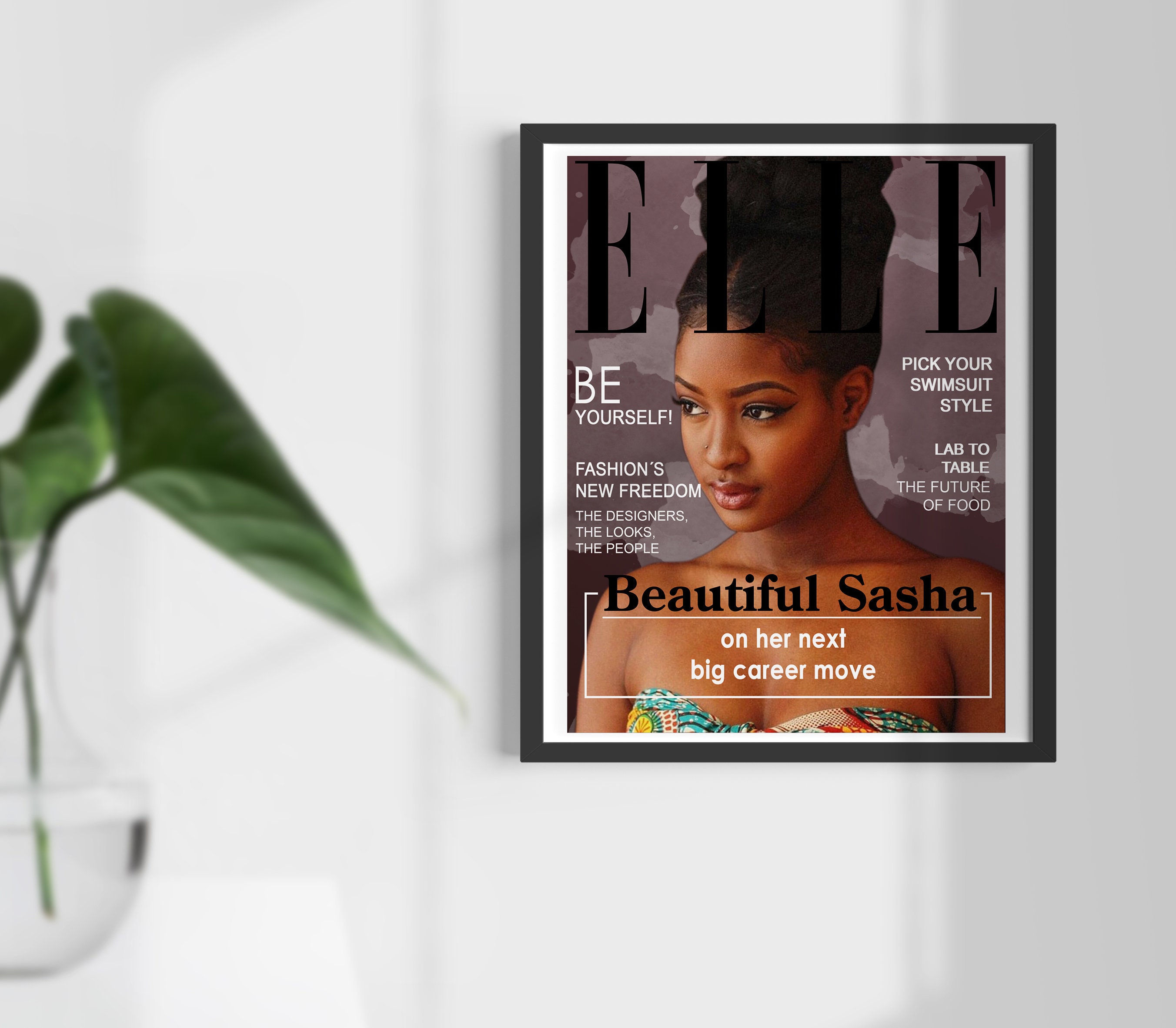 Custom Fashion Magazine Cover Personalized Magazine Portrait - Etsy