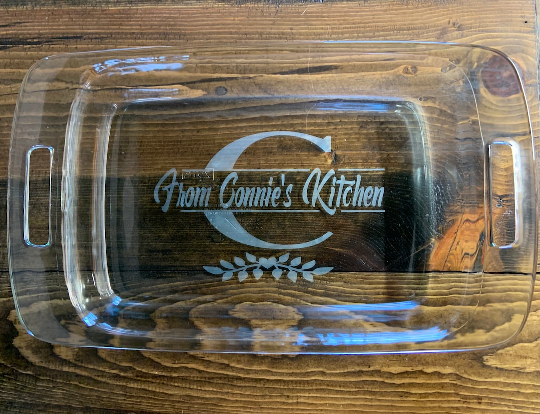 Personalized Baking Dish From Your Kitchen Your Name Here Pyrex ...