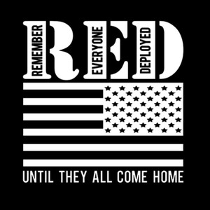RED Decal | Remember Everyone Deployed Until They All Come Home USA ...