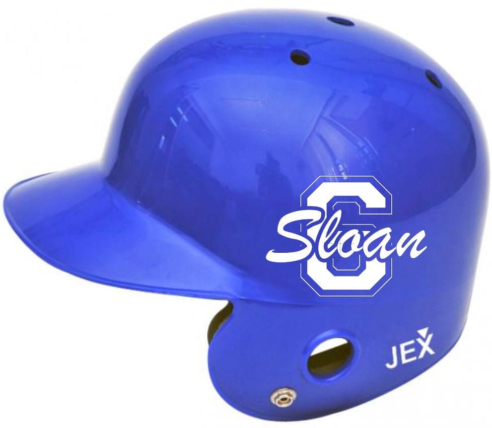 Blue Baseball Helmet Clipart