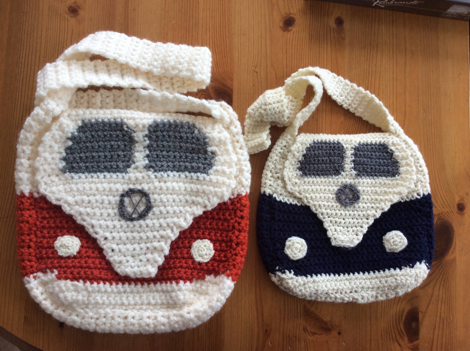 Crocheted VW Camper Van Bag - Etsy