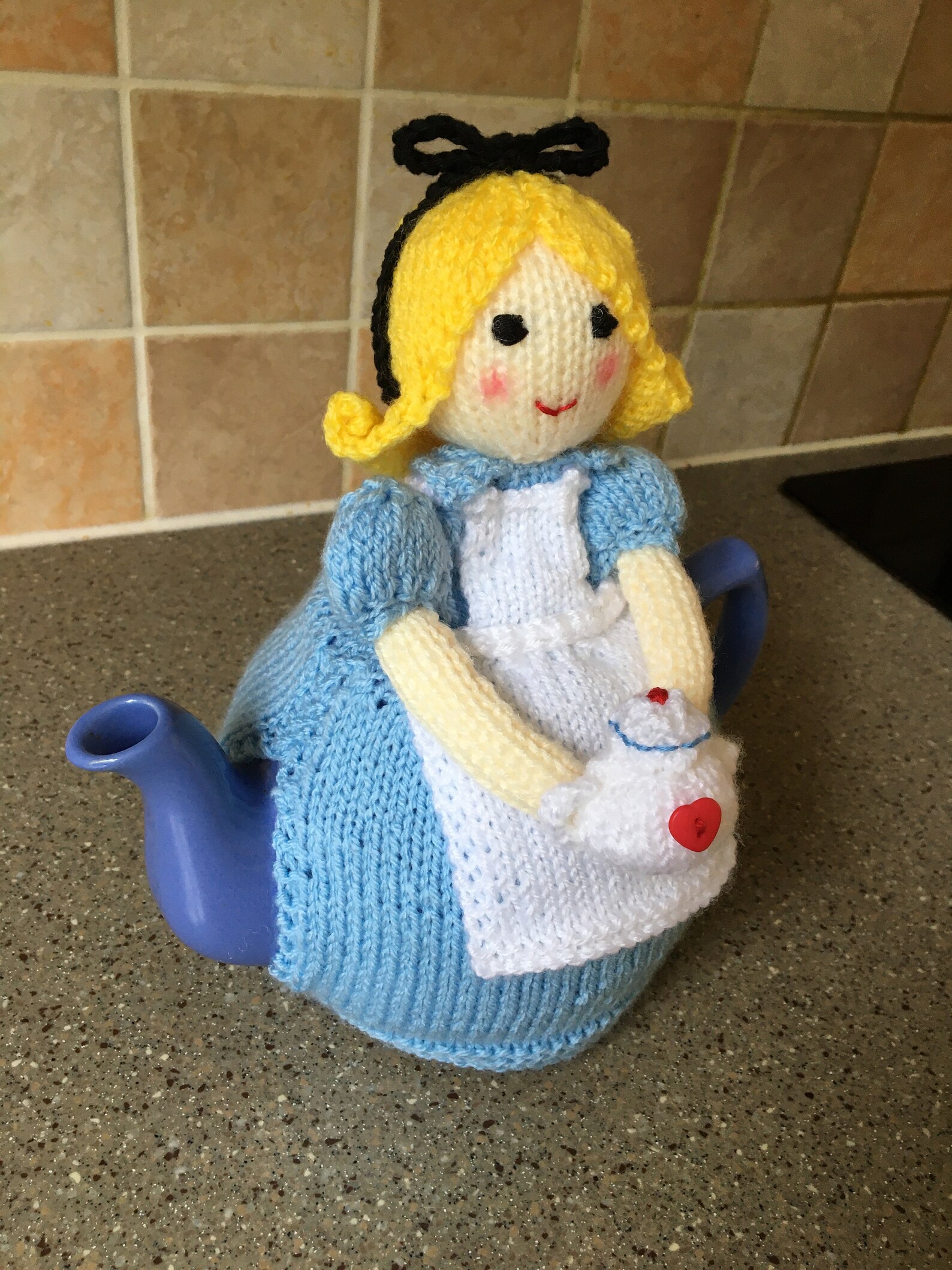 Hand Knitted Alice in Wonderland Tea Cosy - Etsy