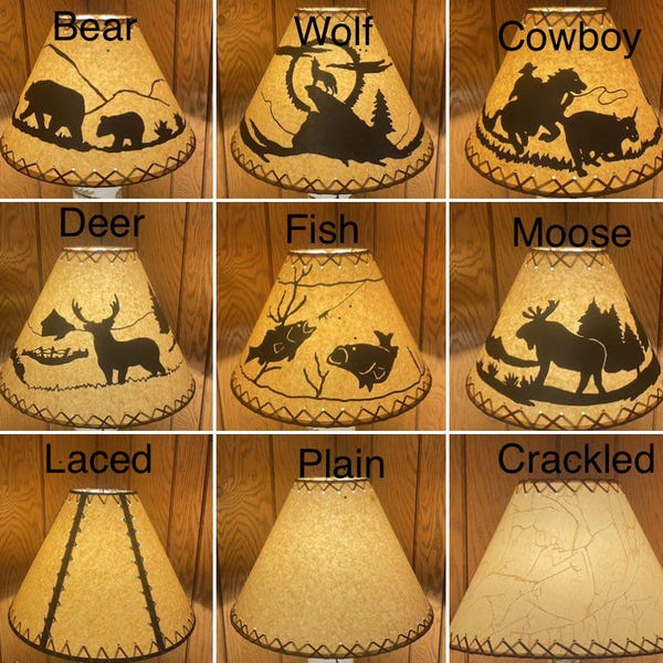 Western Lamp Shade - Etsy