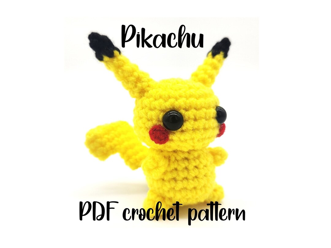 Pikachu Pokémon - PDF Pattern - Crochet - Etsy