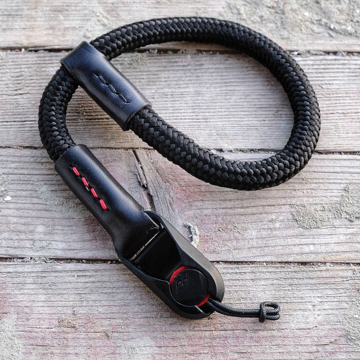 Weles Wrist Strap Black With PD Anchors Handmade Camera Strap - Etsy