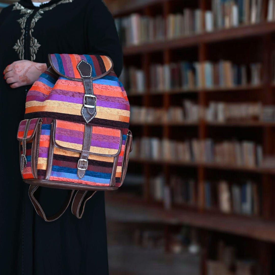 Leather Backpack, Bohemian Backpack, Hippie Backpacks,,vintage Look ...