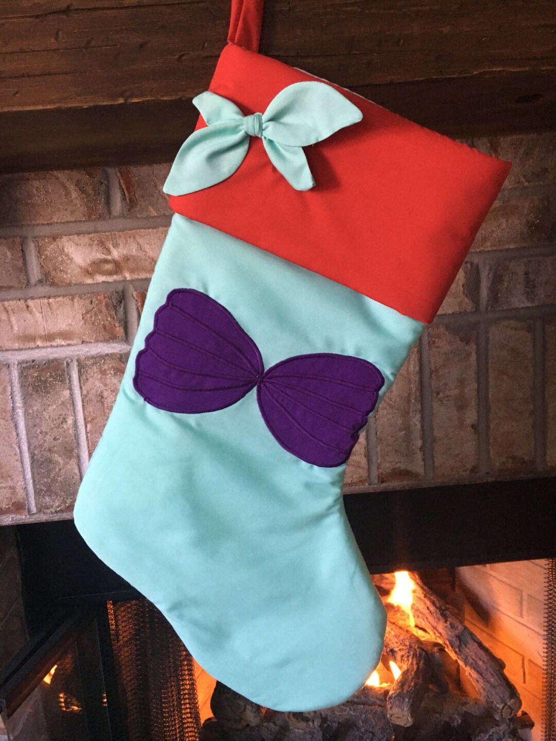 Disney Little Mermaid Christmas Stocking - Etsy