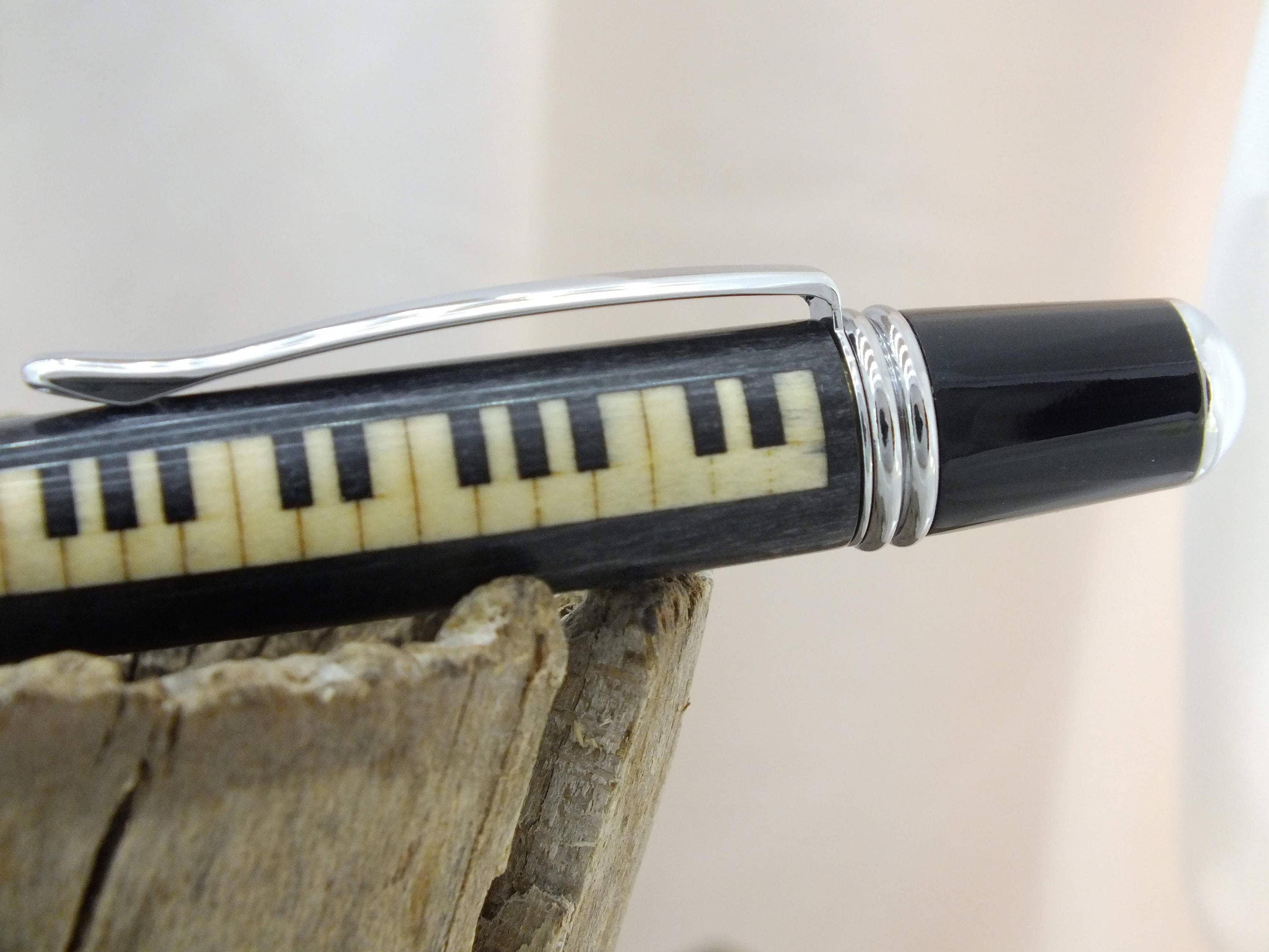 Piano Keyboard Inlay With Chrome and Gun Metal Hardware Gift - Etsy
