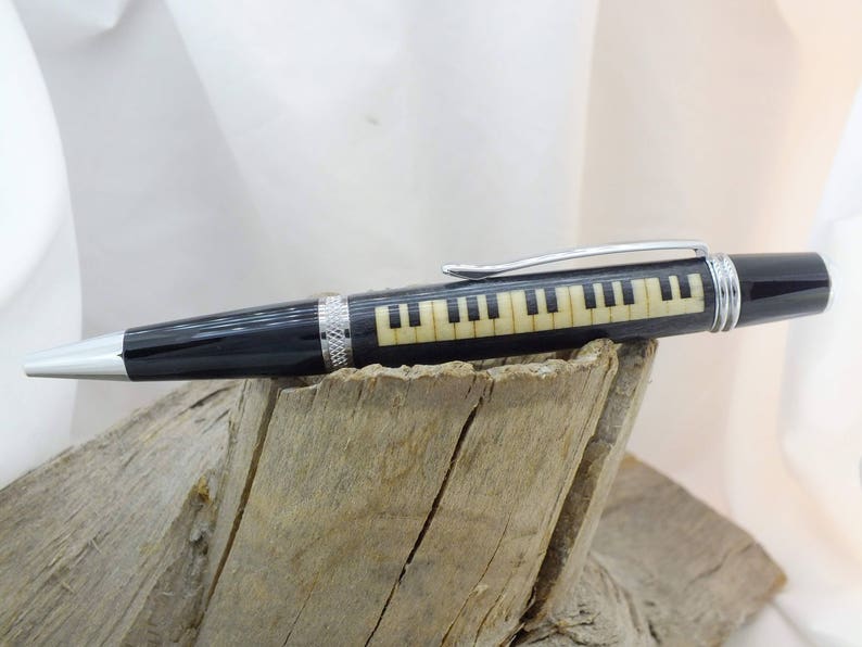 Piano Keyboard Inlay With Chrome and Gun Metal Hardware Gift - Etsy