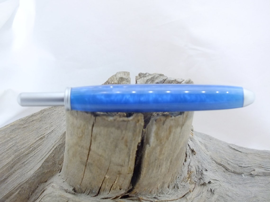 Dark Blue Swirled Crochet Hook Set, Interchangeable Hooks, Gift for Mom ...